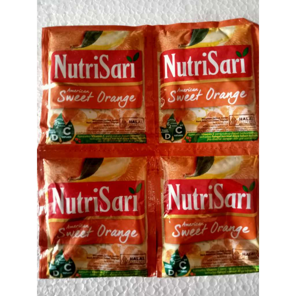 Jual Nutrisari Rasa jeruk lengkap dan mangga 1 renceng isi 10 pcs ...