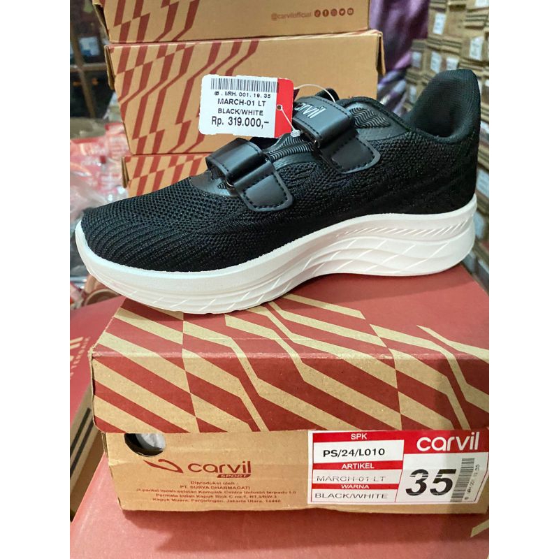 Jual Carvil Sepatu Sekolah Anak March 01 | Shopee Indonesia