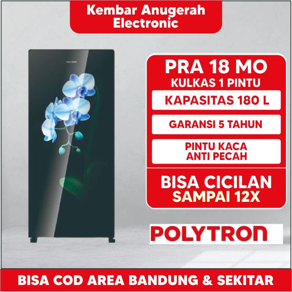 Jual kulkas 1 pintu Polytron pra 18 mo GARANSI RESMI | Shopee Indonesia