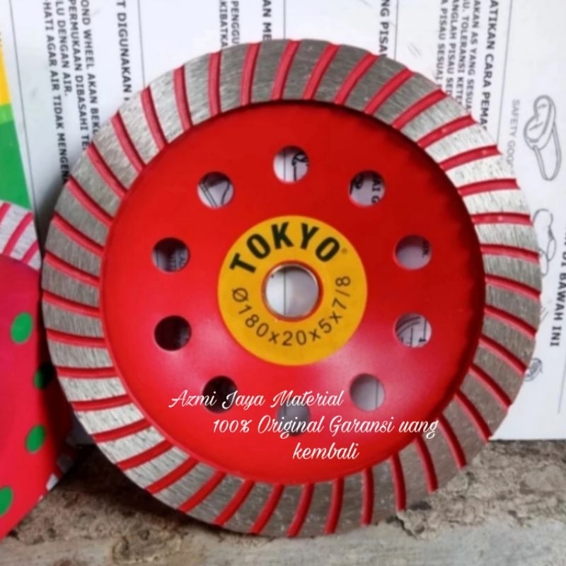 Jual Diamond Cup Grinding Well Turbo 7 Inch Tokyo Mata Gerinda Poles ...