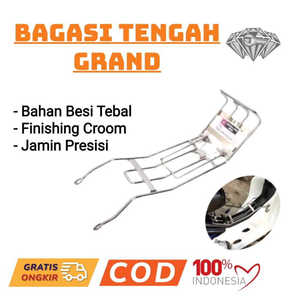 Jual Rak Keranjang Jepit Kranjang Bagasi Tengah Motor Honda Astrea Grand Bulus Impresa Legenda ...