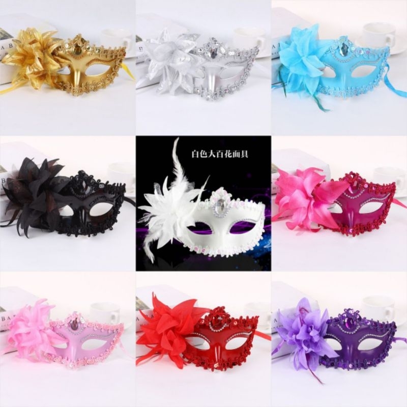 Jual Topeng Pesta Venetian Masquerade Party Mask Topeng Pria / Topeng ...