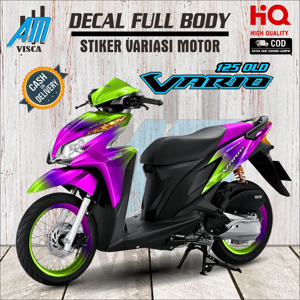 Jual Decal Vario 125 Old Fullbody Stiker Variasi Motor Vario 125 old ...