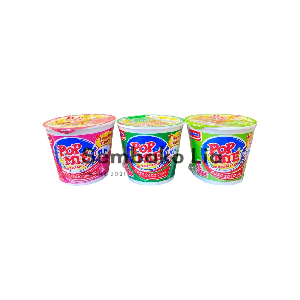 Jual POP Mie Instant Mini Cup / Pop Mie Mini 39gr All Varian | Shopee ...