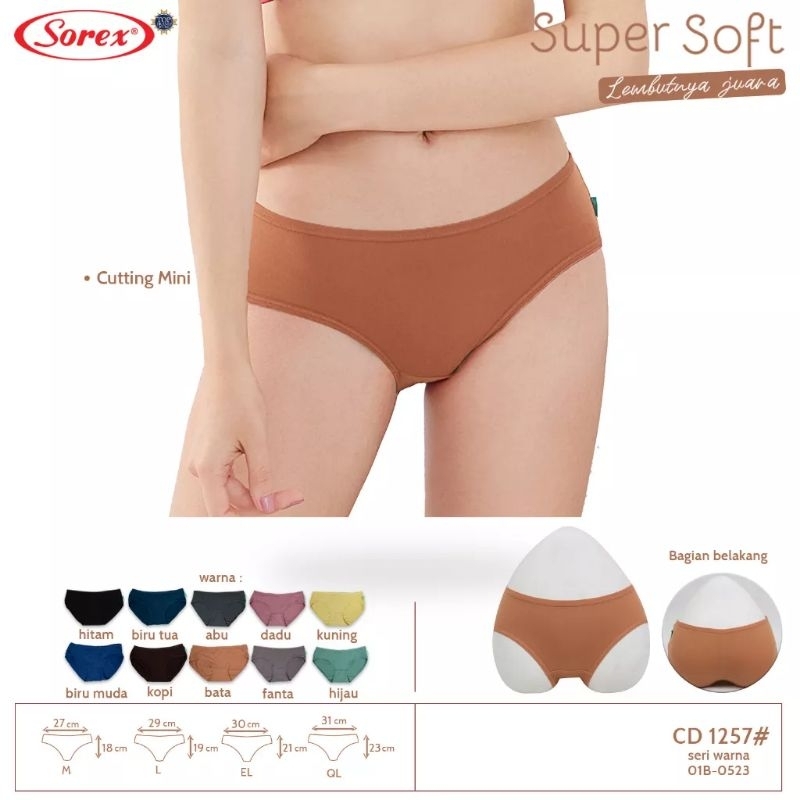 Jual 6 PCS CD SOREX ART 1257 SUPER SOFT | Shopee Indonesia
