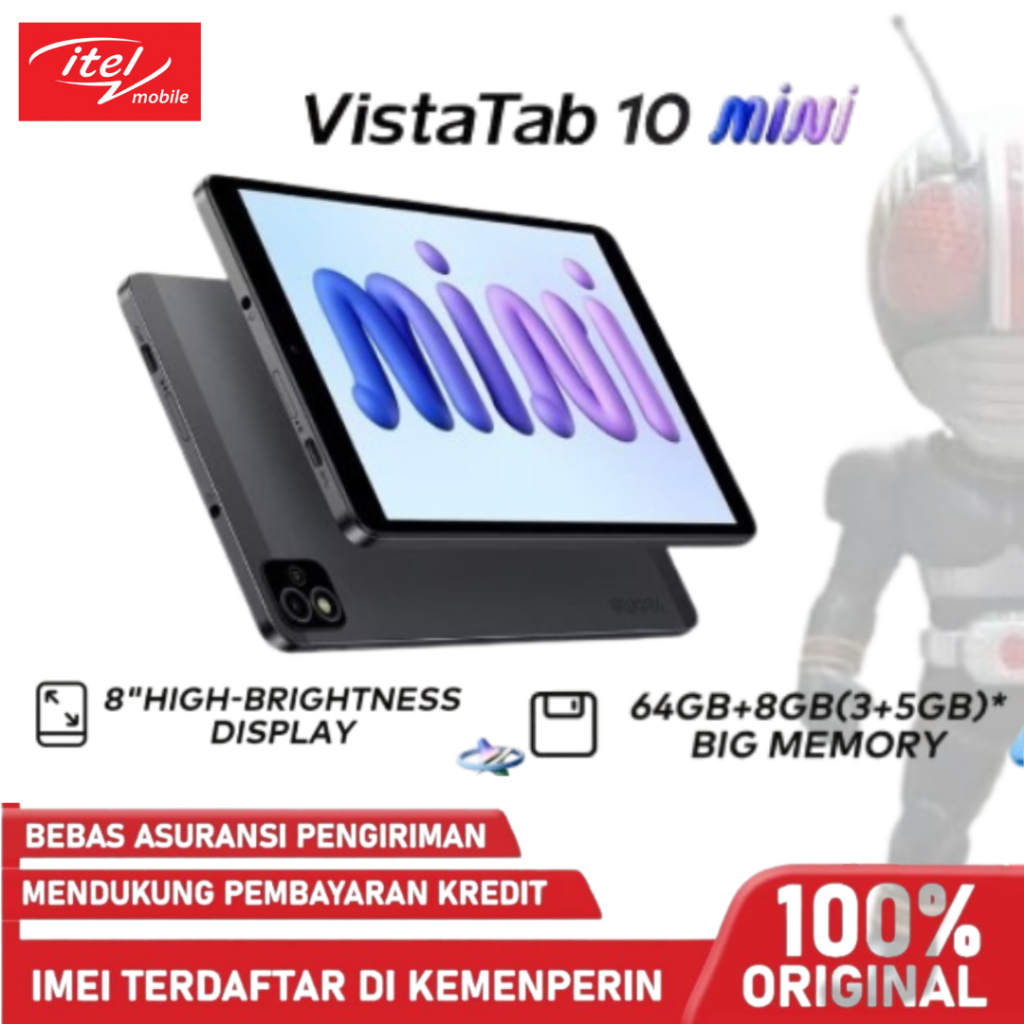 Jual ITEL VISTA TAB 10 MINI 4G RAM 3+64GB ORIGINAL GARANSI RESMI ...