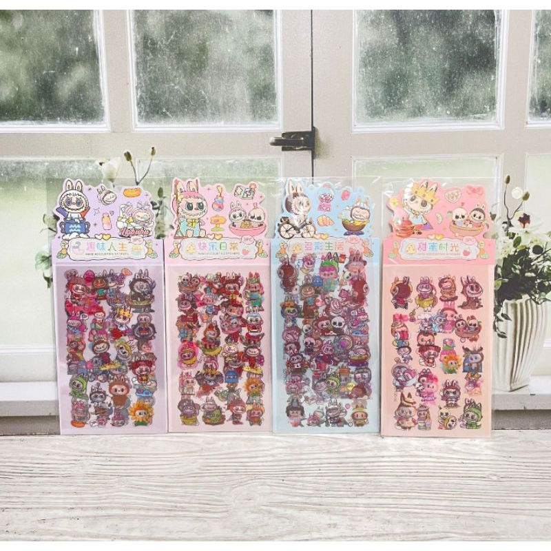 Jual Stiker Labubu Sz-135 St-1542 Stiker Monster Labubu Viral Kekinian ...