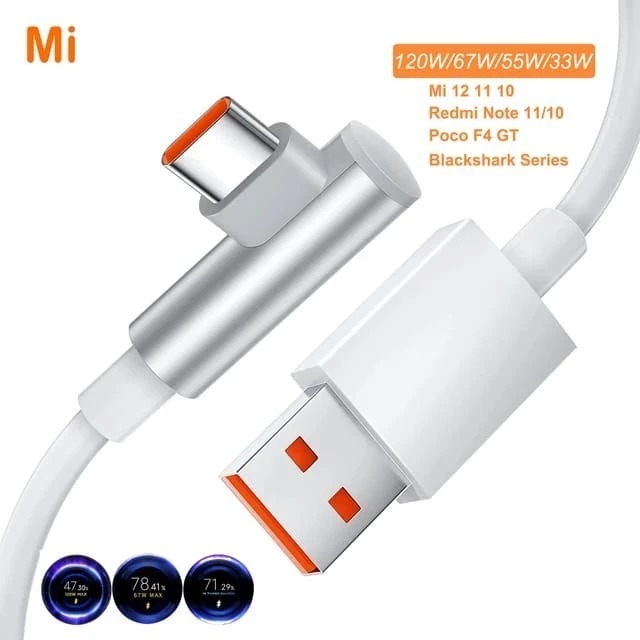 Jual Kabel Data Xiaomi 33W Type C 6A Kabel Model L-Shaped HYPER KABEL ... Jual Kabel Data Xiaomi 33W Type C 6A Kabel Model L-Shaped HYPER KABEL ...