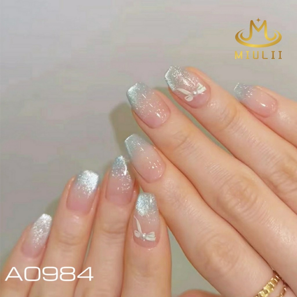 Jual KUKU PALSU Lem MIULII A0984 / 24PCS / 3D / NAIL ART / PREMIUM ...