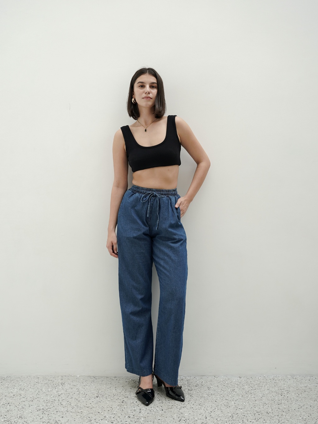 Jual [Tutuloph] Dion Kulot Pants | Kulot Celana Karet Kantor Highwaist ...