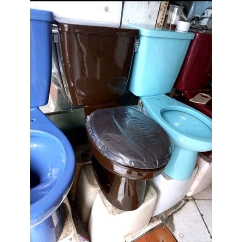 Jual CLOSET DUDUK TOTO CW 516 ENGKOL COKLAT TUA WARNA LANGKA | Shopee ...