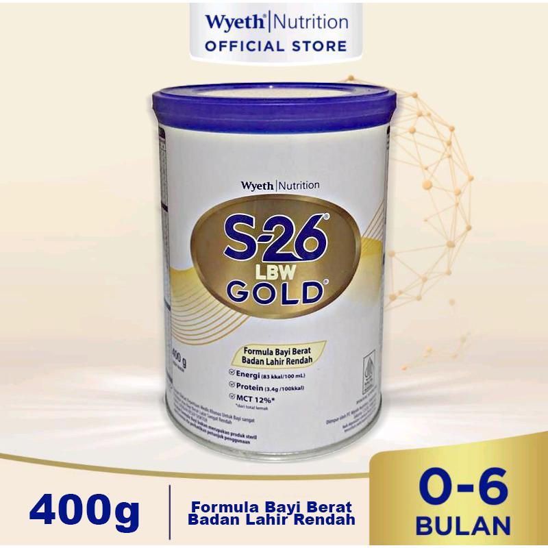 Jual Wyeth S26 LBW Gold Formula Bayi Berat Badan Lahir Rendah 400 gr ...