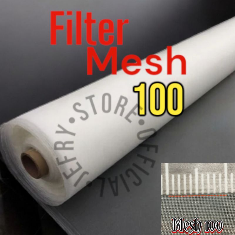 Jual Kain saringan nylon filter mesh 100 tahan suhu panas multifungsi ...