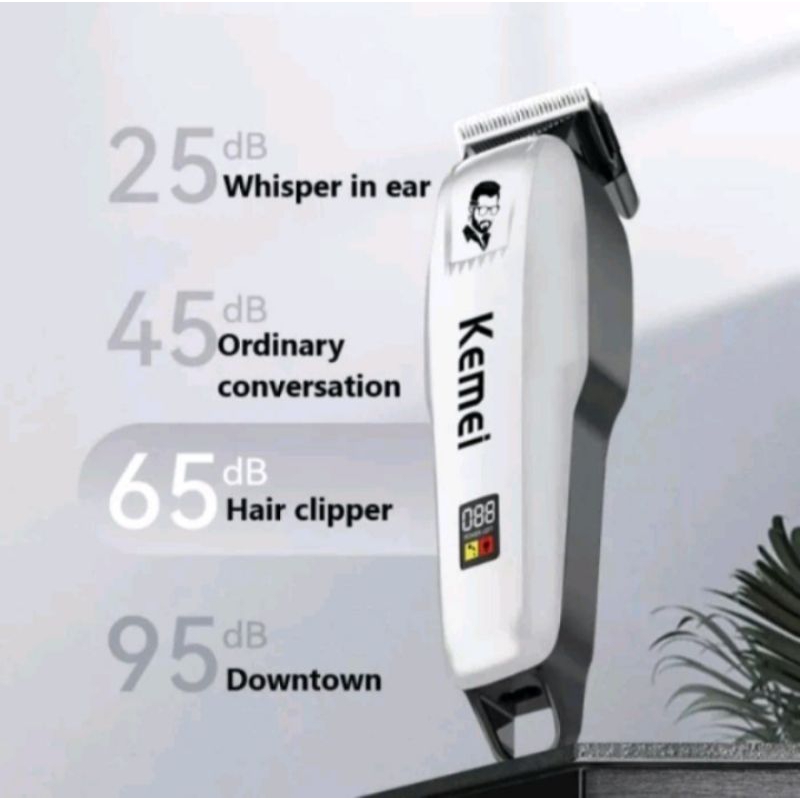 Jual kemei KM809A Wiraless Hair Clipper Rechargeble Cordless Shaver | Shopee Indonesia