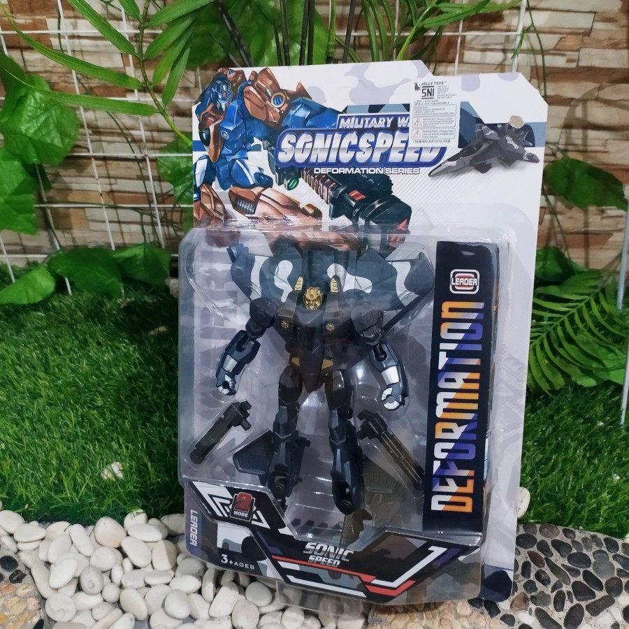 Jual Mainan anak laki robot jadi pesawat tempur warior deformation ...