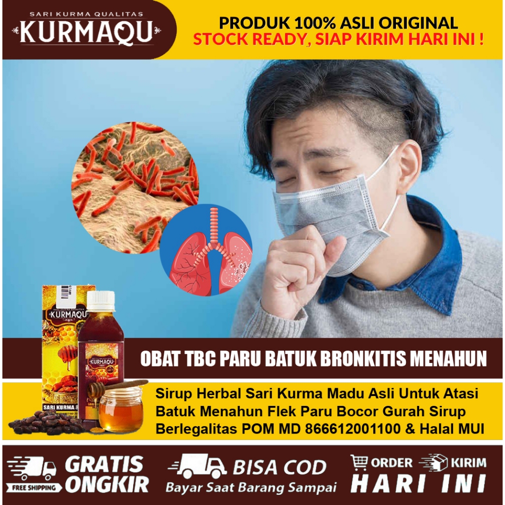 Jual Obat Paru-Paru, TBC ISPA, Batuk Menahun Herbal Gurah Sirup Kurmaqu ...