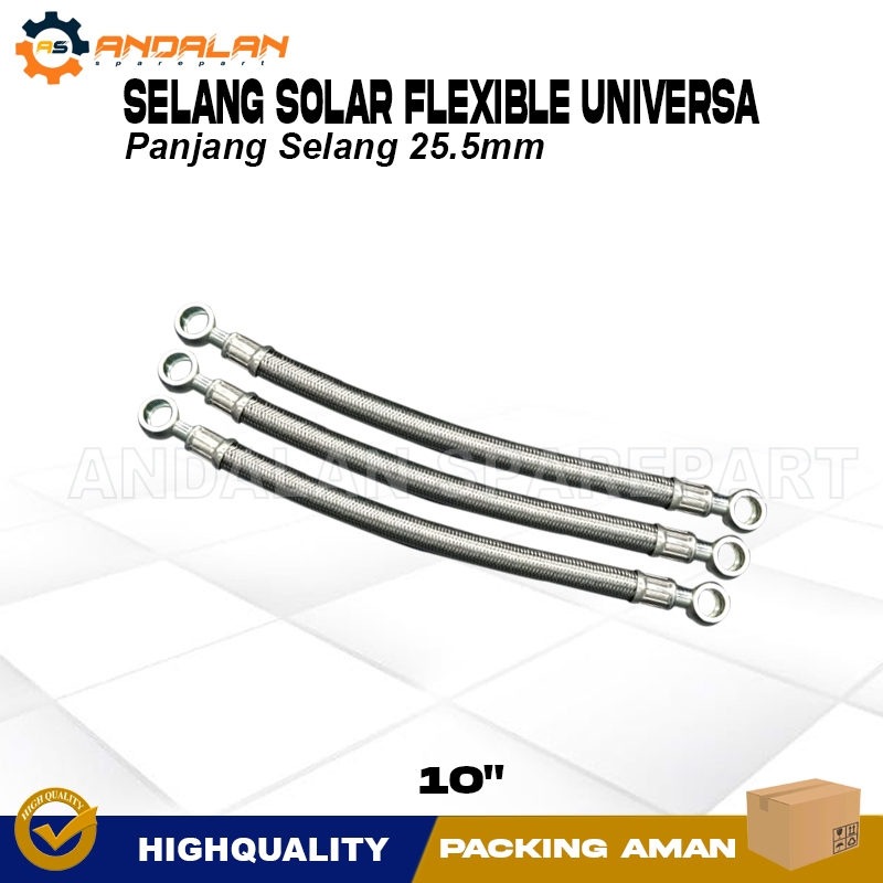 Jual Selang Solar Flexible Universal 25.5cm "10" | Shopee Indonesia