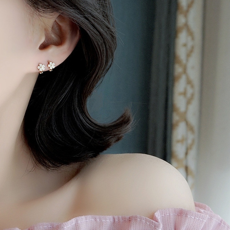 Jual Beeggttd S925 Anting Daisy Retro Perak Anting-Anting Simpai ...