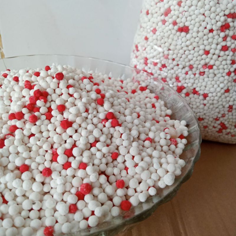 Jual Sagu mutiara 1kg / Sagu mutiara Merah Putih/sagu mutiara mentah ...