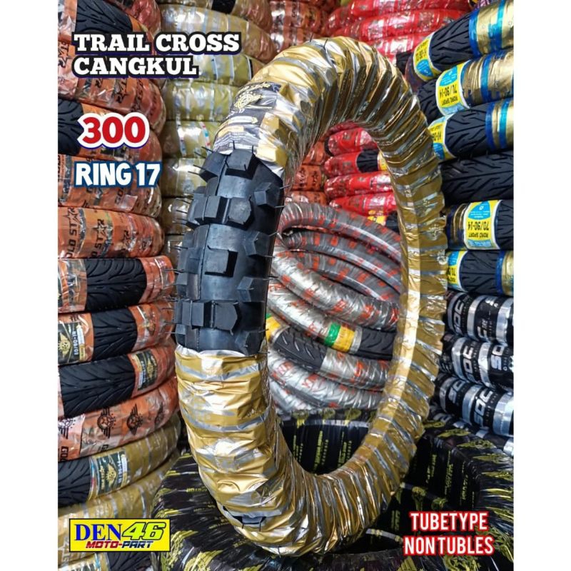 Jual BAN CROSS TRAIL BAN TAHU CANGKUL R17 UKURAN 250,275,300 MOTOR REVO ...