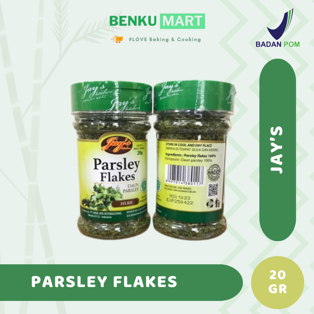 Jual Jay's Parsley Flakes | Daun Parsley Kering 20 Gr | Shopee Indonesia