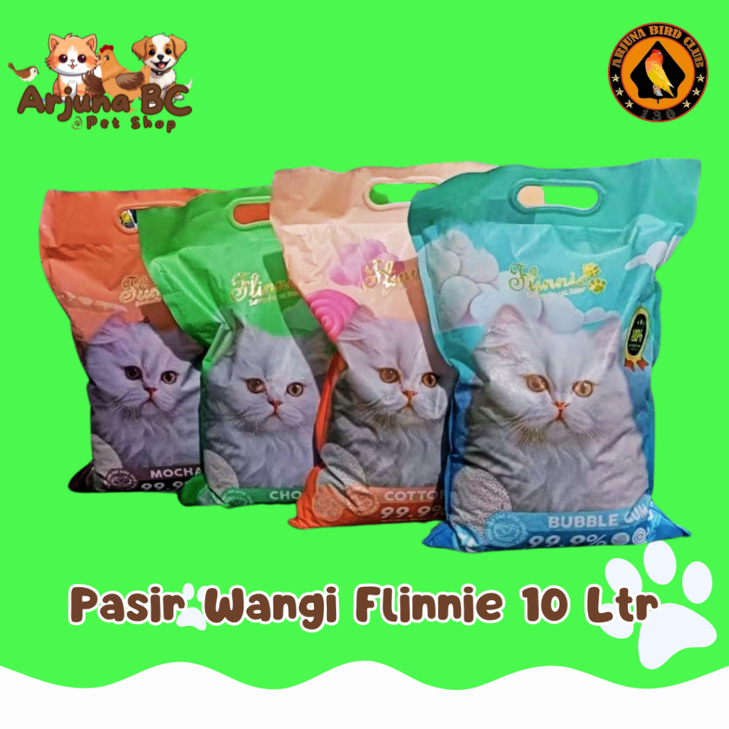 Jual Pasir Gumpal Wangi Flinnie 10 ltr | Pasir Kucing | Shopee Indonesia