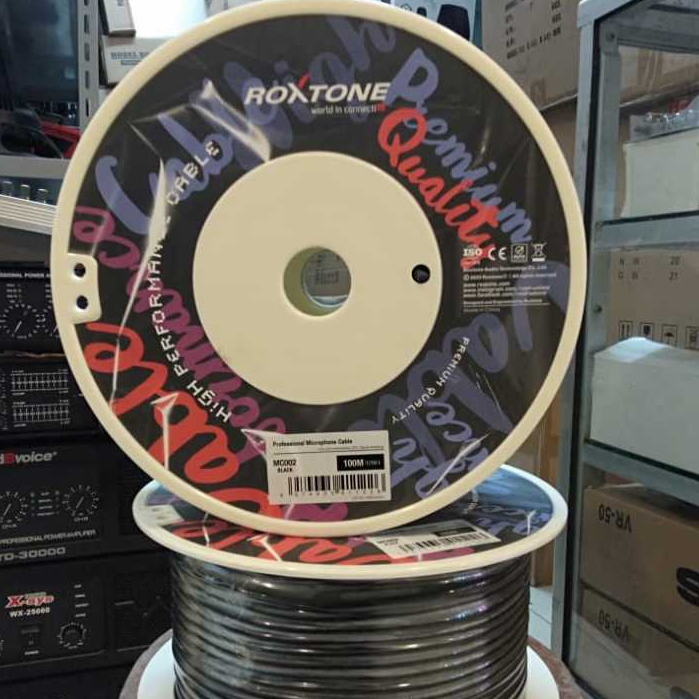 Jual Kabel Audio Microphone Roxtone MC002 1roll/100 Meter Original | Shopee Indonesia