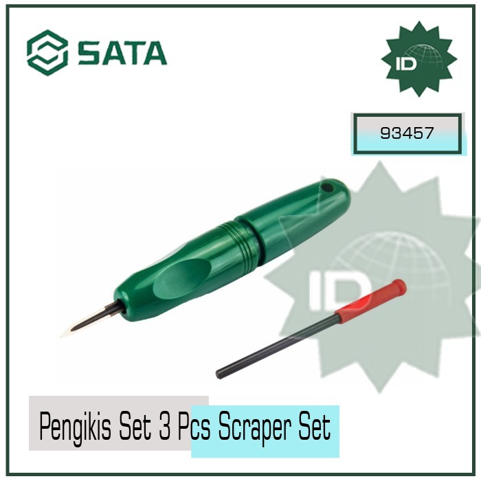 Jual Pengikis Set 3 Pcs Scraper Set 93457 Sata Tools | Shopee Indonesia