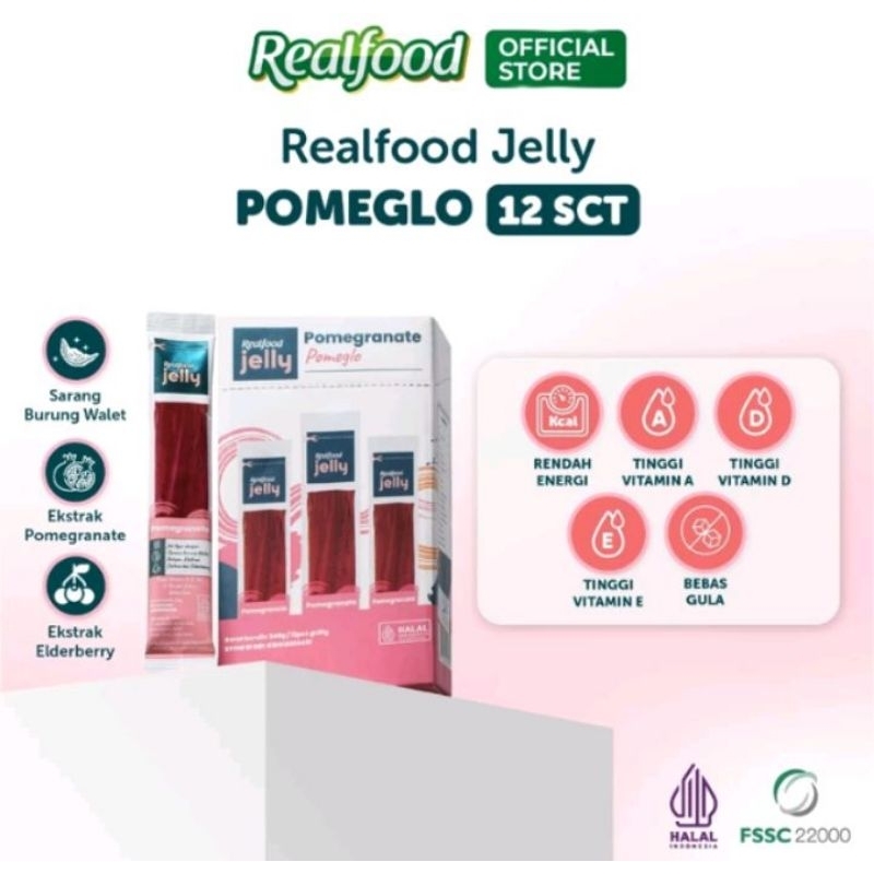 Jual REALFOOD Jelly Pomeglo 12 Sachet | Shopee Indonesia