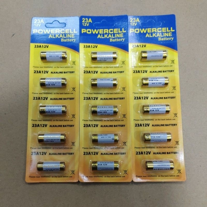 Jual BATERAI 12V 12Volt ALKALINE 23A L1028 VA23GA MS21/MN21 Original | Shopee Indonesia