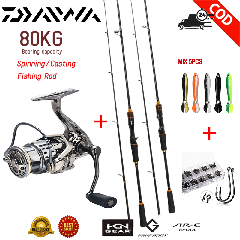 Jual DAIWA Pancing Set 30 Kg Reel Pancing Murah 1.65M-2.70M Joran ...