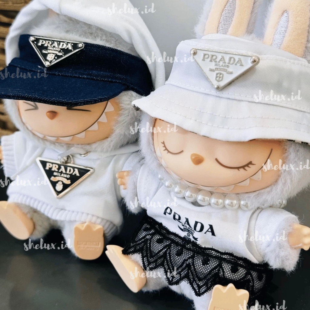 Jual (PO) PRADA ONLY Baju Branded Labubu PRADA Labubu V1 & V2 Baju ...