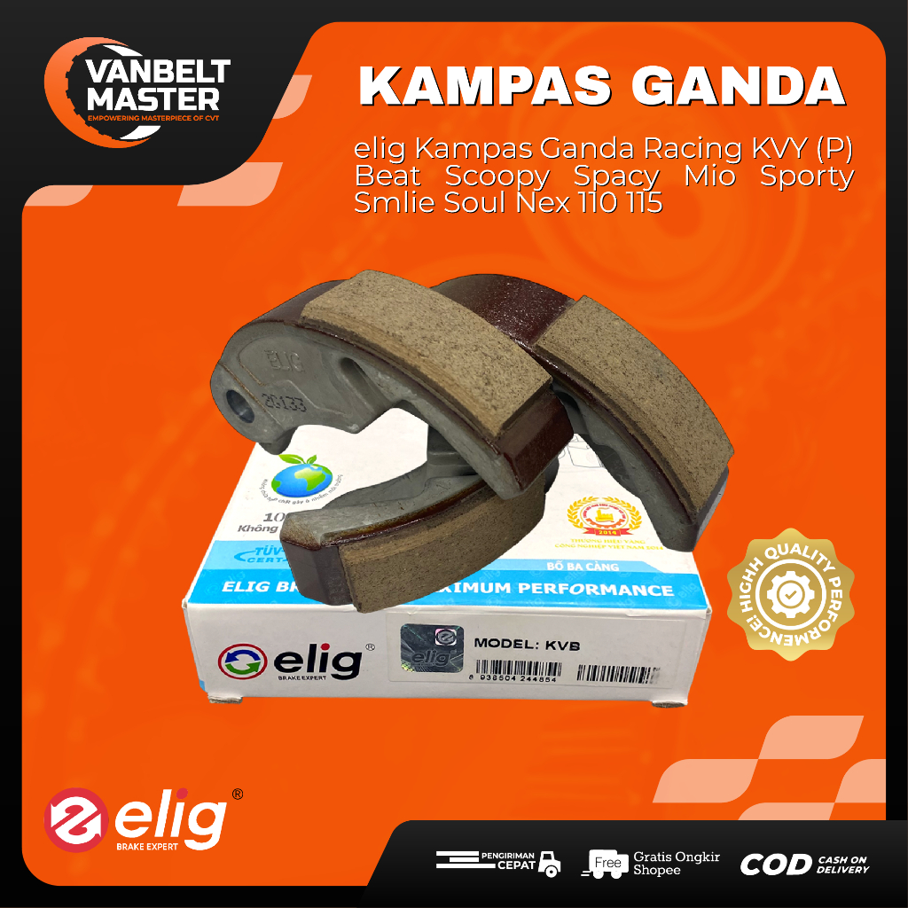 Jual Elig Kampas Ganda Kopling Vario PCX ADV Spacy 110 125 150 160 Karburator Fi eSP Old New KZR ...