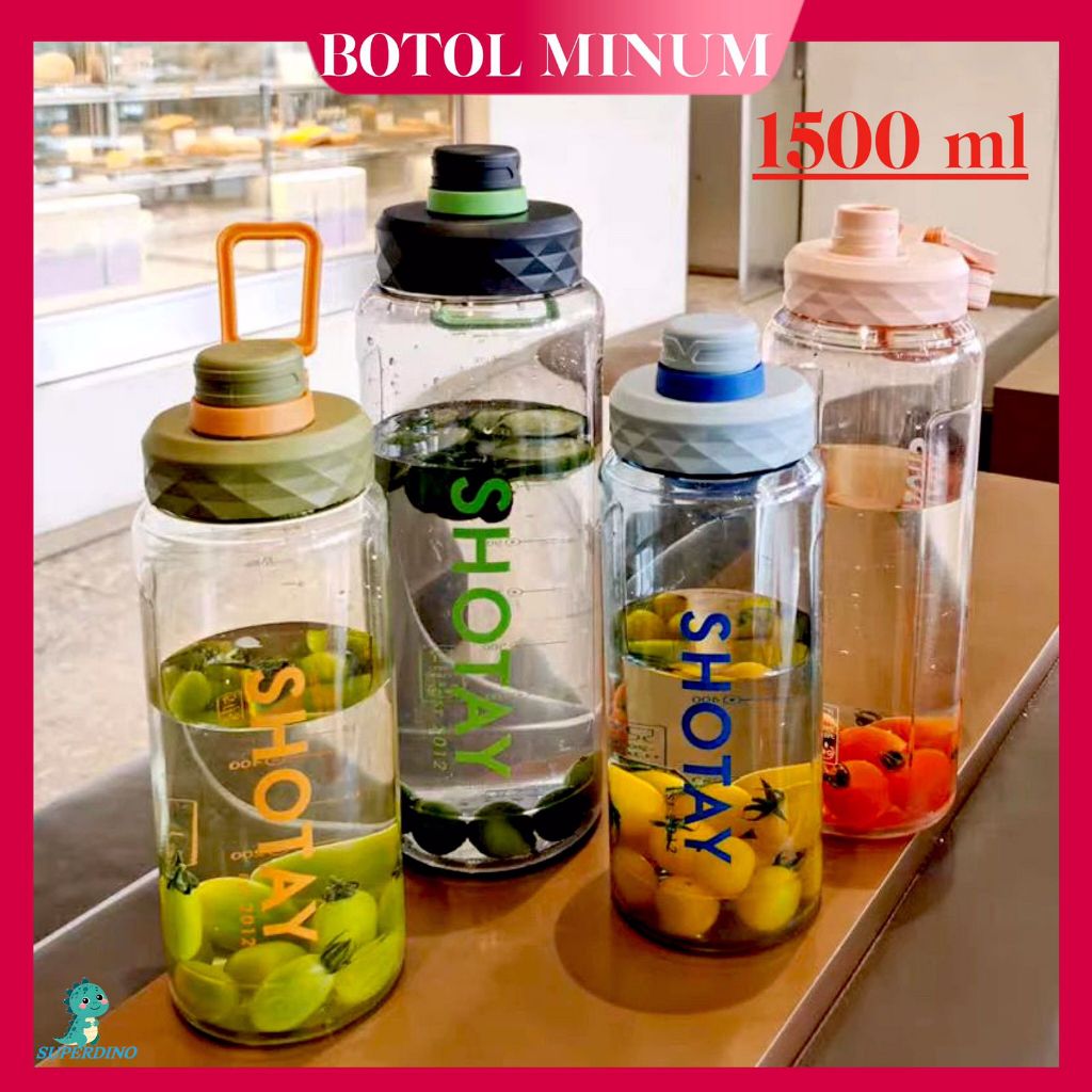 Jual Superdino Botol Air Minum Plastik ST-4508 Tumbler Air Minum ...