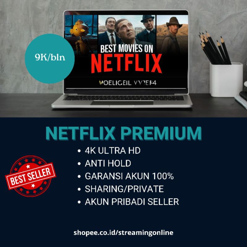 Jual NETFLIXX PREMIUM 30 HARI GARANSI FULL 4K ULTRA HD ANTI LIMIT HOLD SHARING PRIVAET KUALITAS ...