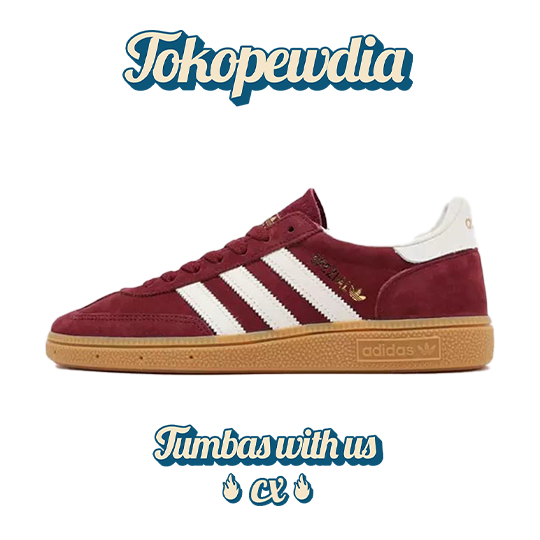Jual Adidas Handball Spezial Shadow Red Burgundy Maroon Off White ...