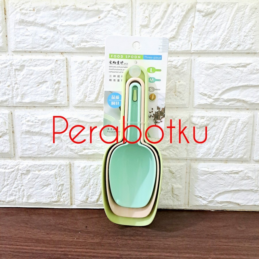 Jual Serok Es Batu Set 3 Pcs GH-190 / Sendok Skop Sekop Makanan Es ...
