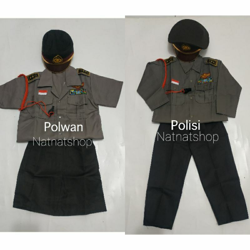 Jual Baju profesi anak tk polisi atau polwan | Shopee Indonesia