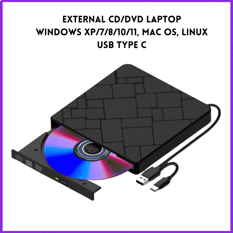 Jual COD External CD/DVD Laptop macbook / CD Kaset laptop Windows XP/7 ...