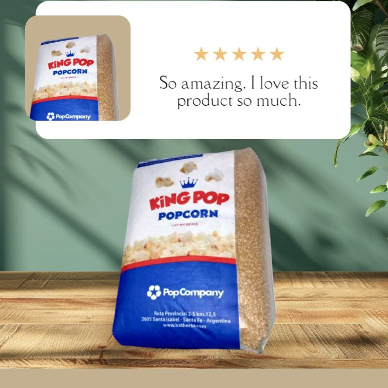 Jual Jagung Popcorn Mentah kemasan repack 500 gram jagung import dari ...