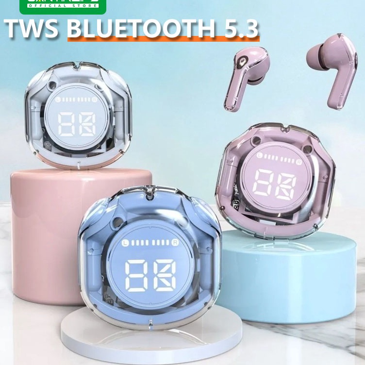 Jual TWS HK16 Bluetooth Headset Intelligent Noise Cancelling Wireless ...