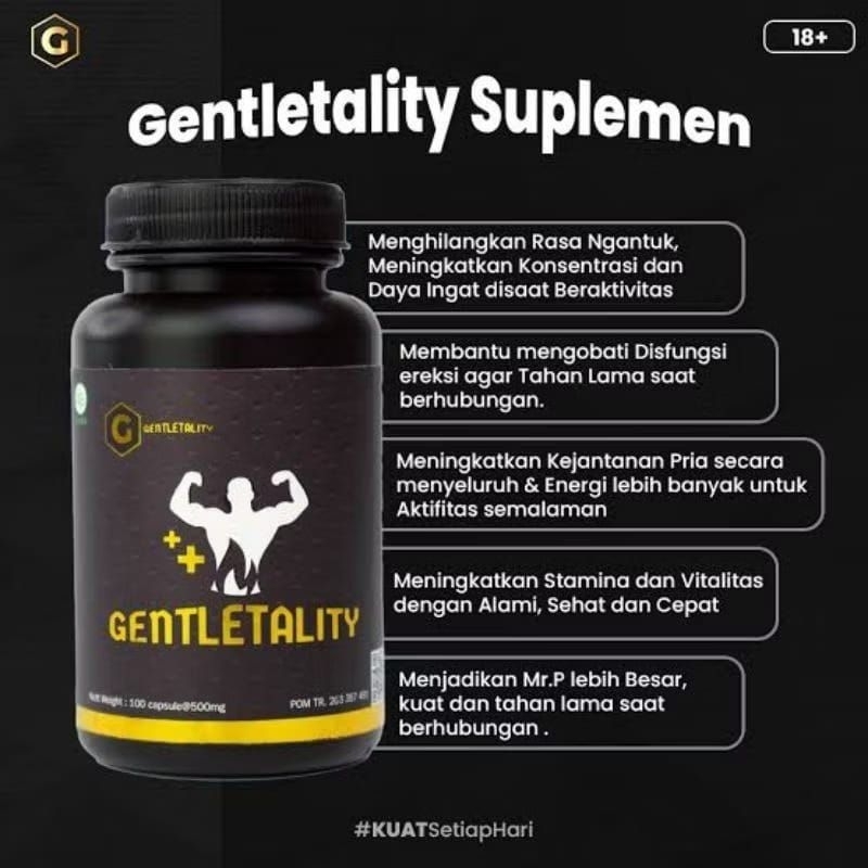 Jual GENTLETALITY - Suplemen Herbal Stamina Pria Terbaik | Shopee Indonesia