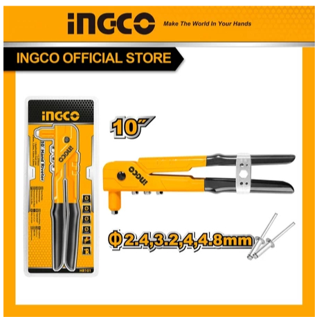 Jual TANG RIVET 10 INCH TANGAN MANUAL HAND RIVETER INCH INGCO HR101 ...