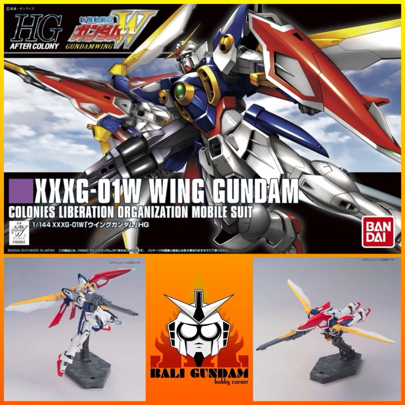 Jual HG 1/144 XXXG-01W WING GUNDAM Bali Gundam Hobby Corner Bandai Original | Shopee Indonesia