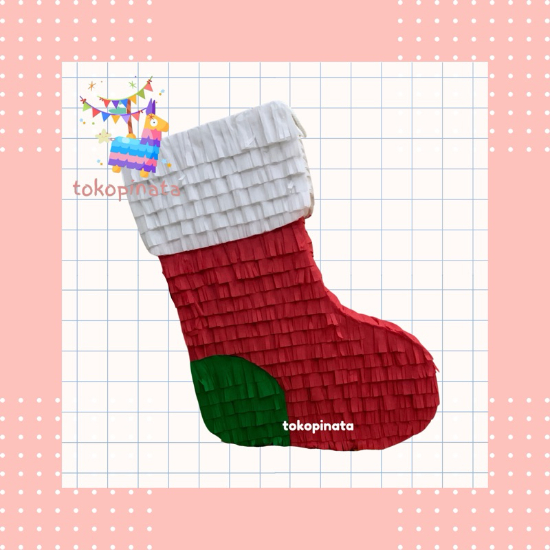 Jual Pinata Pukul Natal / Pinata Kaos Kaki Christmas / Pinata Christmas ...