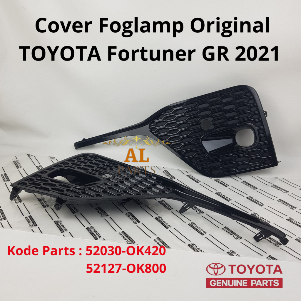 Jual TOYOTA Cover Foglamp Original Toyota Fortuner VRZ GR 2021-2024 ...