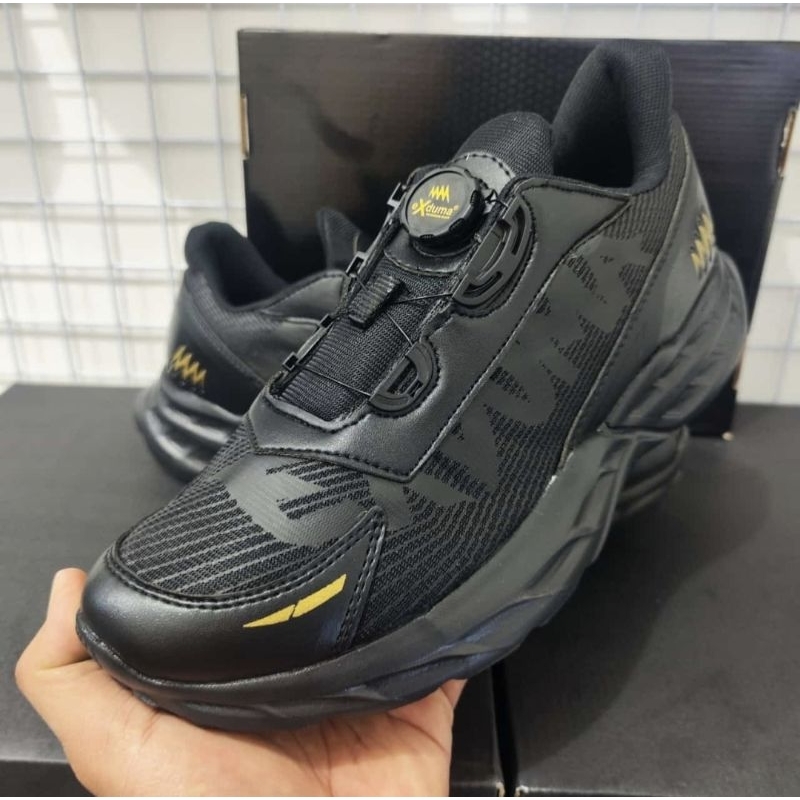 Jual SEPATU EXDUMA RACING BLACK TALI PUTAR SNEAKERS COCOK UNTUK RUNNING ...