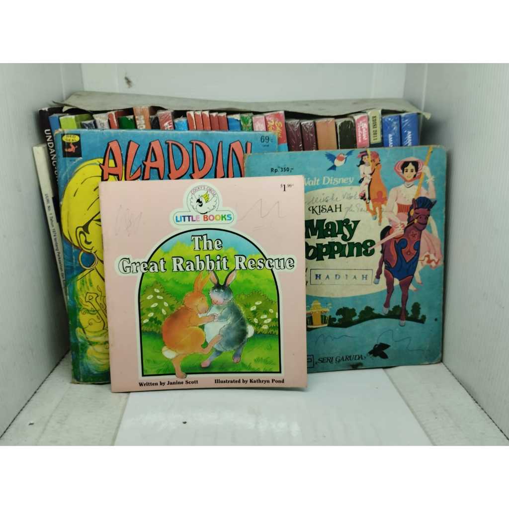 Jual BUKU CERITA ANAK BERGAMBAR WARNA ALADIN : 1. ALADDIN 2. THE GREAT ...