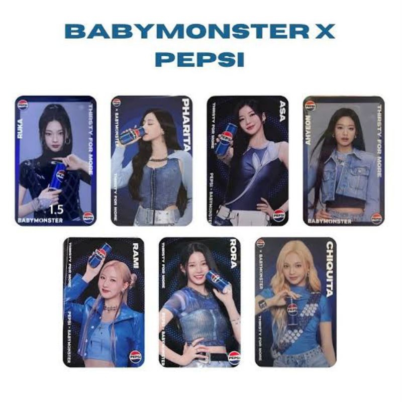 Jual [READY] PHOTOCARD PC OFFICIAL BABYMONSTER POB PEPSI X BABYMONSTER ...