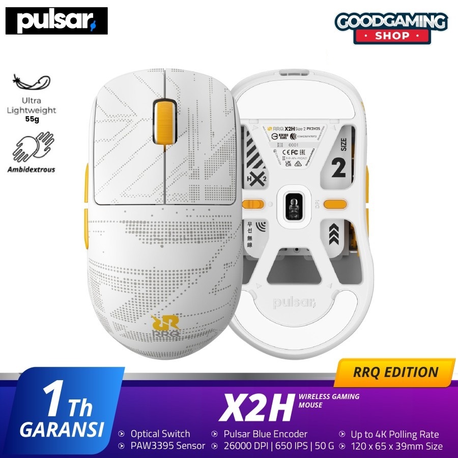 Jual PULSAR X2H RRQ Edition Wireless Gaming Mouse | Shopee Indonesia